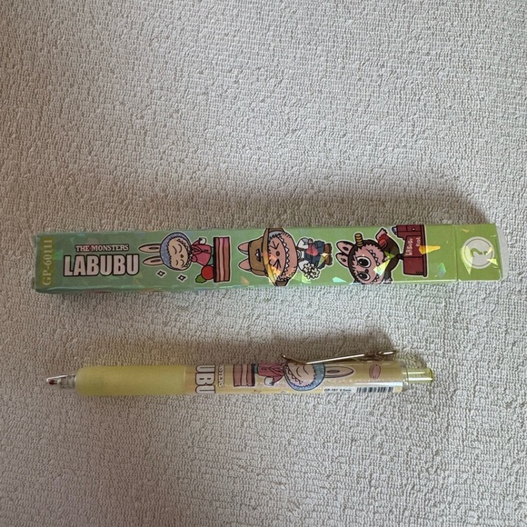 Labubu | Accessories | Labubu Kids Gel Pen Yellow | Poshmark
